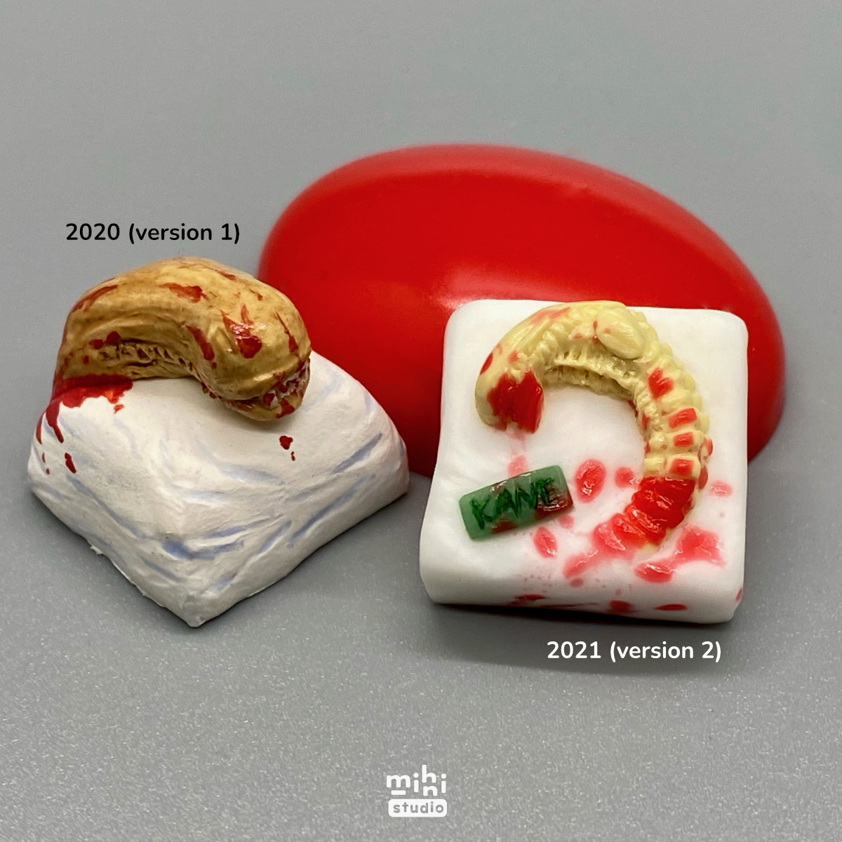 Alien / Xenomorph Keycaps (Hug Me, Kane, LV426) | Mihi Mini Studio