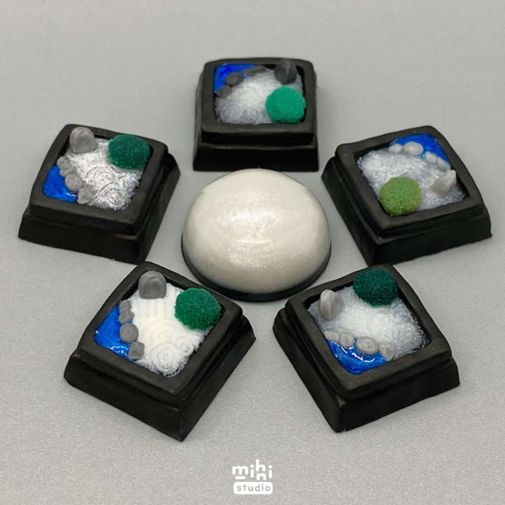 Zen Garden Keycaps | Mihi Mini Studio