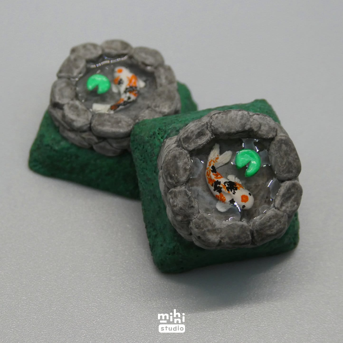 The Pond: Koi Fish Artisan Keycap | Mihi Mini Studio