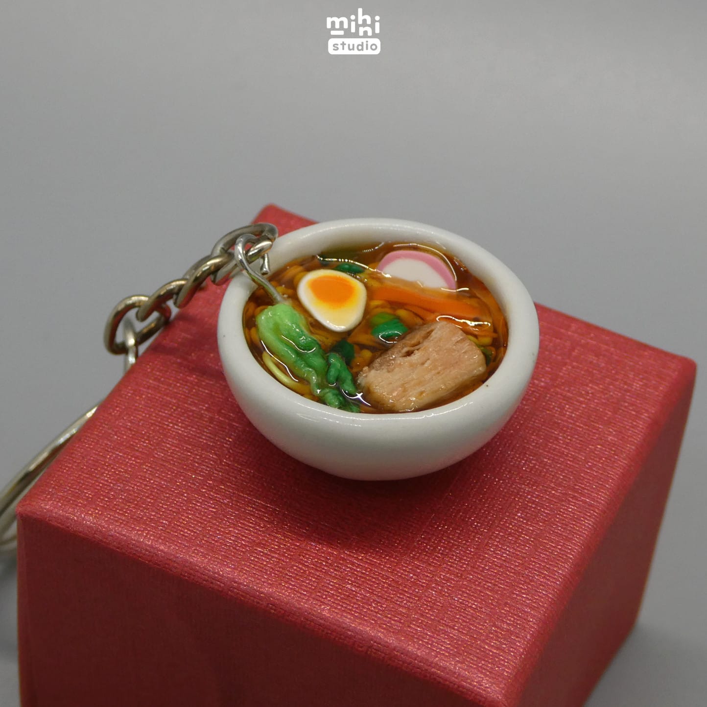 Pork Ramen Charm Keychain | Mihi Mini Studio