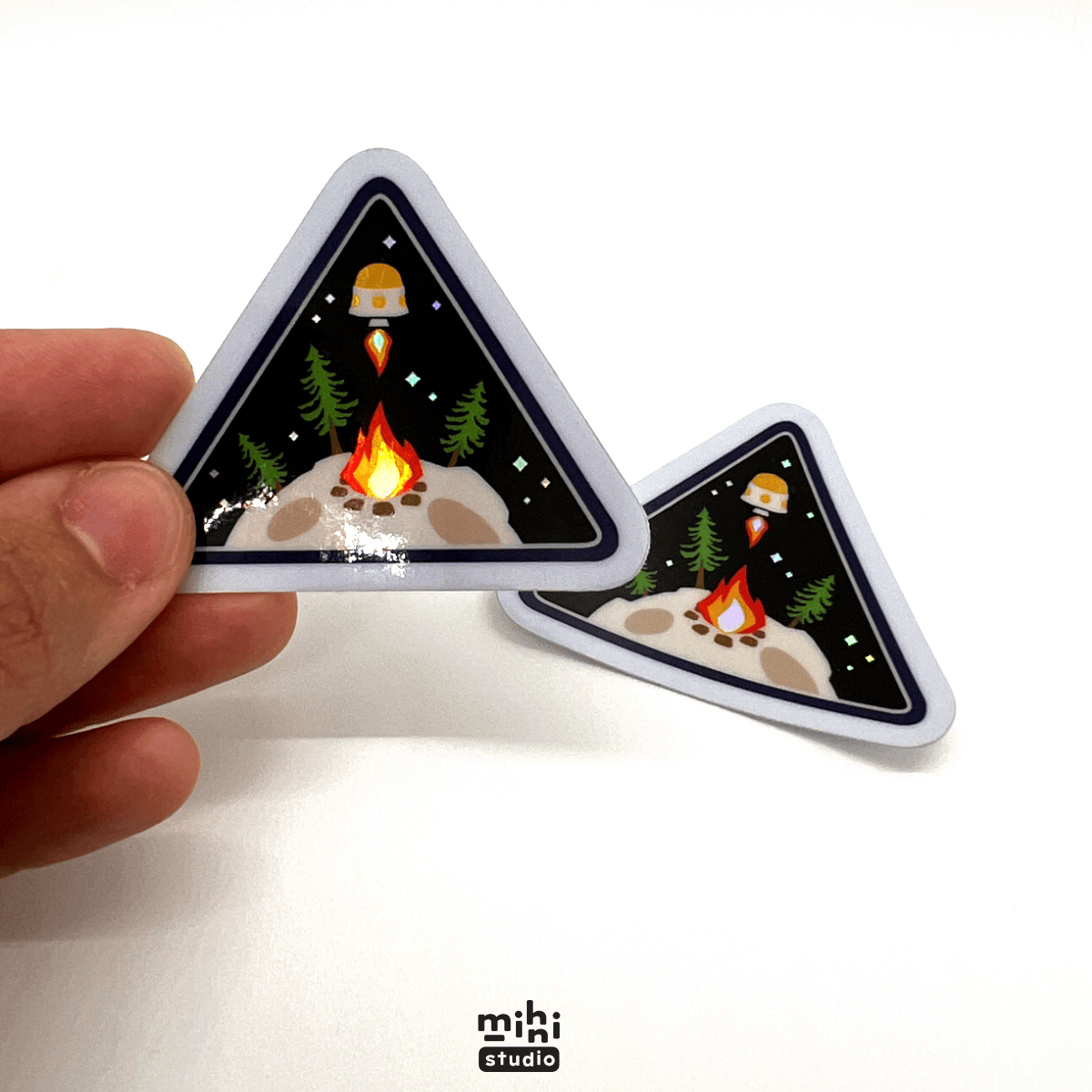 Outer Wilds Ventures Sticker (Holographic) | Mihi Mini Studio